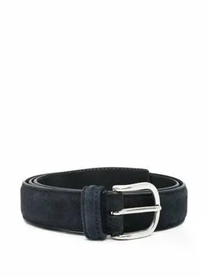 Anderson's Suede Leather Belt Blue
