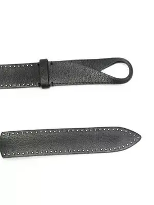 Orciani Stud-embellished Leather Belt