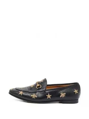 Gucci Jordaan Horsebit Loafers - Black