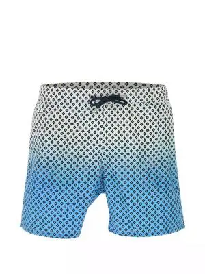 MC2 SAINT BARTH Lighting Micro-tie-print Swim Shorts