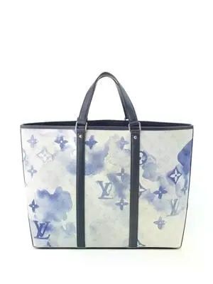 LOUIS VUITTON 2021-2026 Monogram Watercolor Weekend Tote Gm Satchel