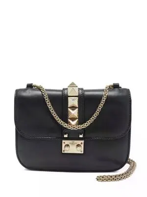 Valentino Garavani Small Rockstud Glam Lock Shoulder Bag