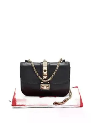 Valentino Garavani Small Rockstud Glam Lock Shoulder Bag