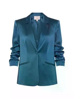 CINQ À SEPT Kylie Ruched-sleeve Blazer