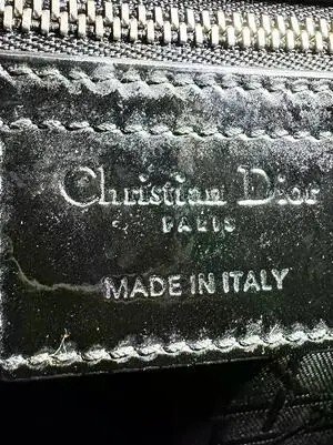 Dior 2015 Medium Patent Cannage Lady Satchel