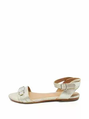 Marc Jacobs Logo-plaque Ankle-strap Ballet Flats