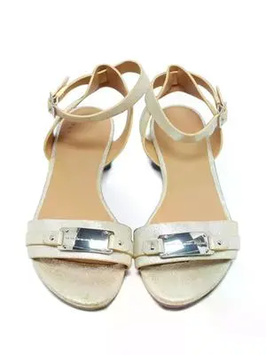 Marc Jacobs Logo-plaque Ankle-strap Ballet Flats