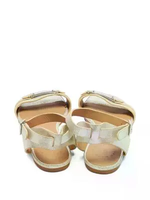 Marc Jacobs Logo-plaque Ankle-strap Ballet Flats