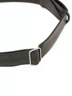 Orciani Stud-embellished Leather Belt - Brown