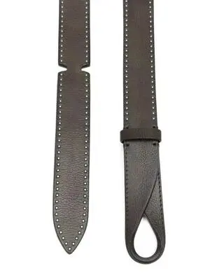 Orciani Stud-embellished Leather Belt