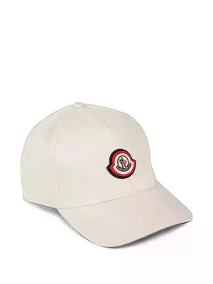 Moncler Logo-patch Baseball Cap - Neutrals