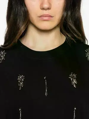ISABELLE BLANCHE Crystal-embellished T-shirt