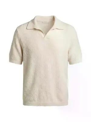 SETTEFILI CASHMERE Bouclé Knit T-shirt - Neutrals