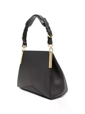 LANVIN Suede-panelled Zipped Shoulder Bag