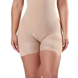 LECHERY® X Yahaira Happy Shapewear No.7 Bodysuit Double Tummy Layer Shorts - Beige