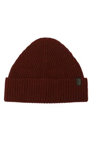 ALLSAINTS Declan Beanie - Rust Brown