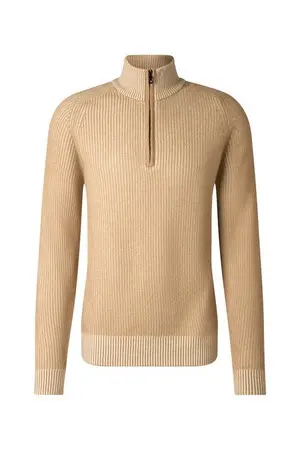 Bogner Dwayne Virgin Wool And Cashmere Turtleneck - Camel/cream