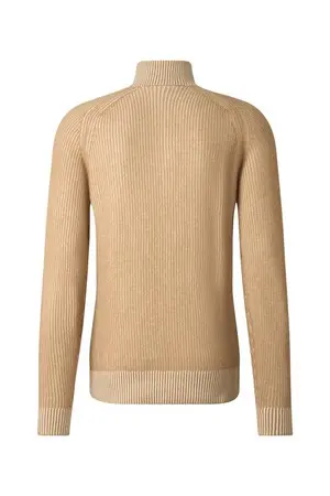 Bogner Dwayne Virgin Wool And Cashmere Turtleneck - Camel/cream