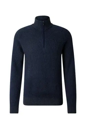 Bogner Dwayne Virgin Wool And Cashmere Turtleneck - Navy