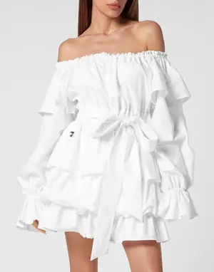 Philipp Plein Mini Dress - White