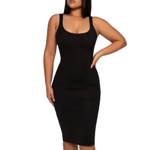 LECHERY® X Yahaira Perfect Shapping Bodycon Dress - Black
