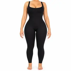 LECHERY® X Yahaira Jumpsuit With Triple Tummy Layer - Black
