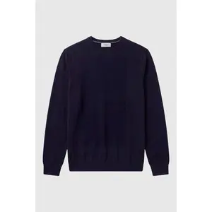 GARNET Barnaby Regular-fit Crewneck Sweater - Navy
