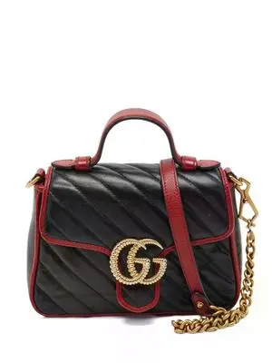 Gucci Leather Tote Bag - Black