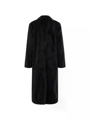 STAND STUDIO Emmie Faux-fur Single-breasted Coat