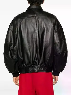 WILLY CHAVARRIA Hustlers Belted Leather Jacket