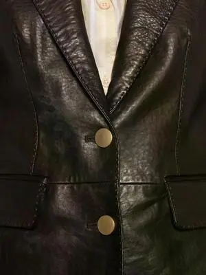 Tagliatore Single-breasted Leather Jacket