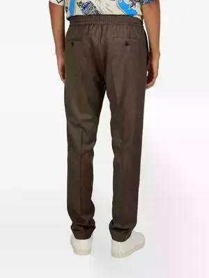 Paul Smith Drawstring-waist Cuffed-hem Trousers