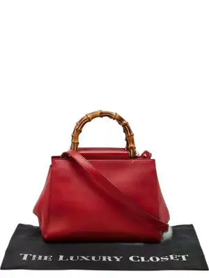 Gucci Small Nymphaea Leather Tote Bag