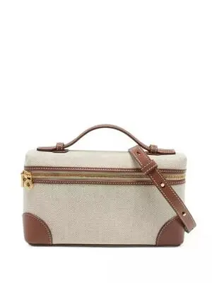 Loro Piana L19 Extra Pocket Leather-trim Pouch