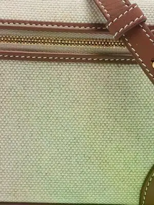 Loro Piana L19 Extra Pocket Leather-trim Pouch