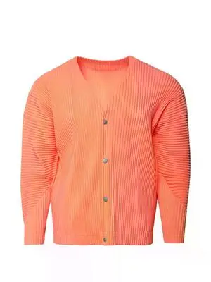 Issey Miyake V-neck Cardigan - Orange