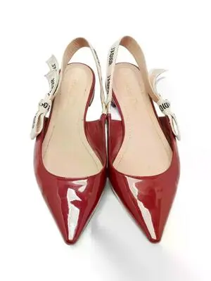 Dior J'adior Patent Leather Ballet Flats