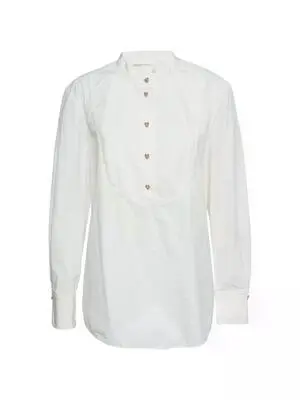 Chloé Tuxedo Long-sleeve Shirt