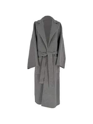 Loewe 2020s Oversized Belted Coat - Grey