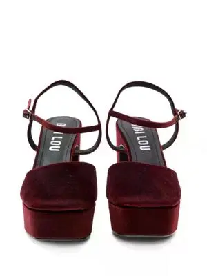 BIBI LOU Platform Buckle-fastening Pumps