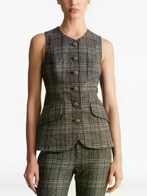 Cara Cara Tess Plaid Vest
