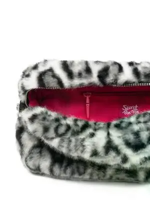 SECRET PON-PON Leopard-print Patch-detail Shoulder Bag