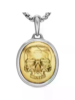 David Yurman Memento Mori Skull Necklace