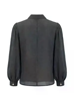 Marella Emme Puff-sleeve V-neck Shirt