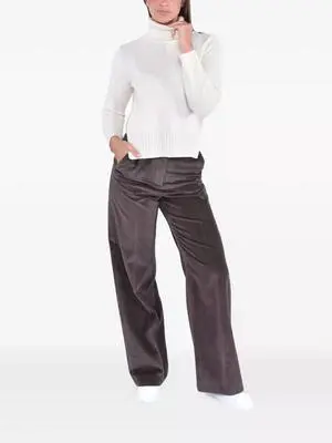 KANGRA Roll-neck Side-slit Sweater