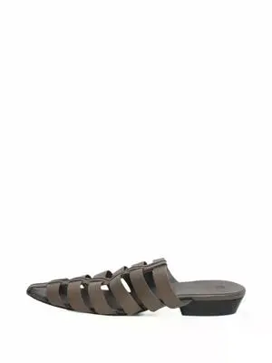 Loro Piana Kaede Caged Sandal - Brown