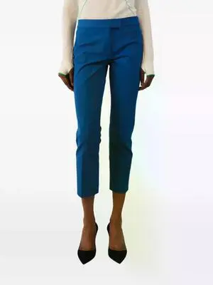 JOSEPH Gabardine Stretch Trousers - Blue