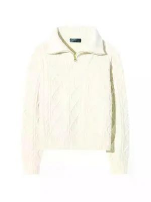 NILI LOTAN Jori Cable-knit Sweater - Neutrals