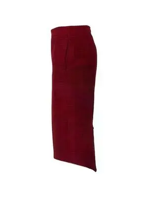 N°21 Check-pattern Slit-detail Skirt