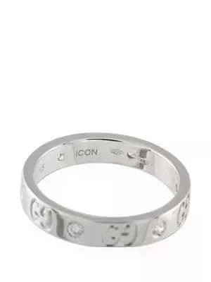 Gucci Icon Diamond Ring - Silver